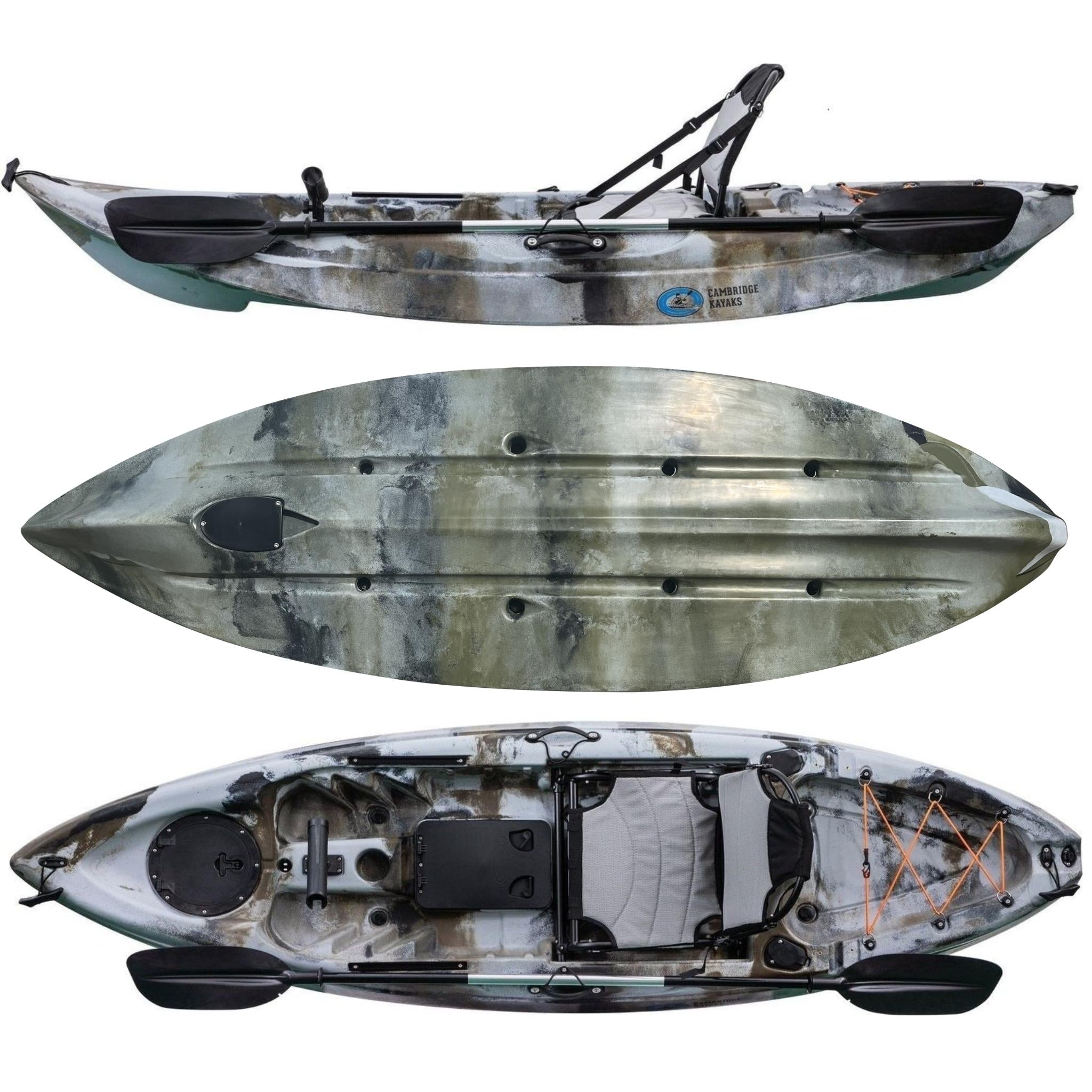 Manta 9ft Fishing Kayak With Upgraded Chair From Cambridge Kayaks